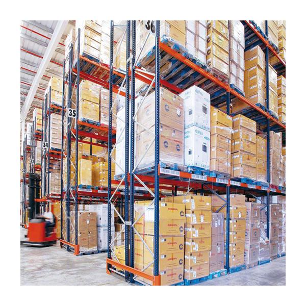 Quality Blue Pallet Storage Rack Industrial Heavy Duty Steel Storage Shelves for sale