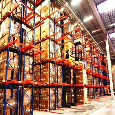 China Armazéns de armazenagem de carga pesada regulaveis Estantes de paletes, estantes de armazenamento industrial à venda