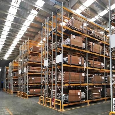 China Storage Double Deep Pallet Rack Galvanized Heavy Duty Rack System for sale