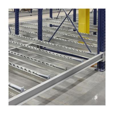 China Peterack Gravity Flow Roller Rack Powder Coated Heavy Duty Flow Rail Racking for sale