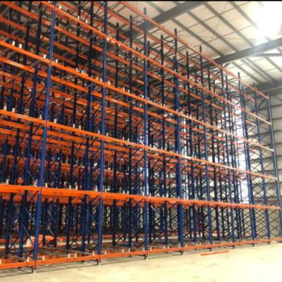 China Aanpasbare palletrekken met zwaartekracht 4-8 laag roestvast Te koop