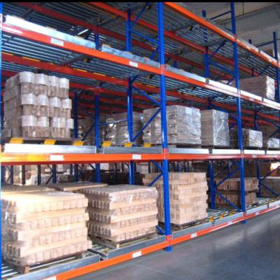 China Aanpasbare palletrekken met zwaartekracht 4-8 laag roestvast Te koop