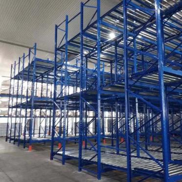 中国 Peterack 産業用保管倉庫金属棚重力フローローラーラック 販売のため