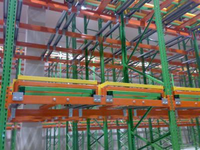 China Peterack Heavy-Duty Push Back Racking System for Warehouse Storage for sale