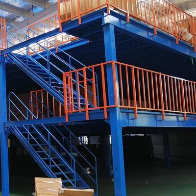 China Warehouse Heavy Duty Industrial Steel Platform Structure Mezzanine Floor for sale