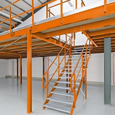 China Warehouse Mezzanine Multi-level Customizable Size Mezzanine Industriel Metallic Mezzanine Floor Racking Warehouse for sale