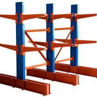 China Heavy Duty Cantilever Racks for Raw Material Storage Customizable 1000kg Capacity for sale