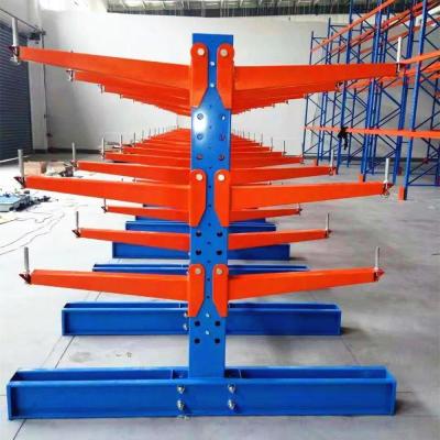 China Warehouse Cantilever Racking System with CE Certification - Heavy Duty for Long Workpieces Storage for sale