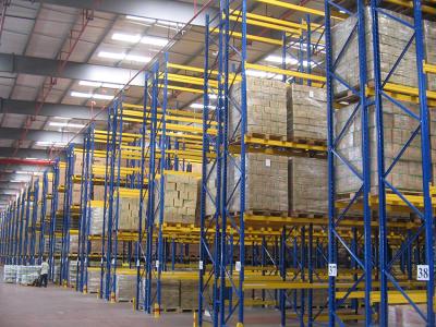 China Heavy Duty Drive In Racking For Cold Storage And High Volume Warehousing for sale