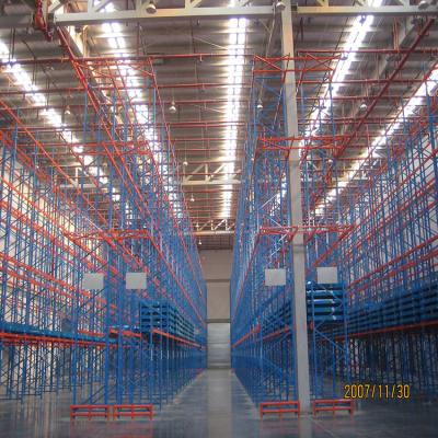 China Peterack CE certificated Heavy Duty Warehouse Storage Industrial Shelf Rack Metal Shelving with Steel Deck to Storage for sale