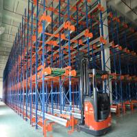 China Cold Storage Radio Shuttle Rack Freezer Warehouse Pallet Racking System Subzero Temperature Stable Operation for sale