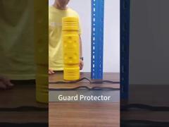 H500mm 창고 랙 팔레트 랙킹 PVC 플라스틱 랙 포스트 보호대