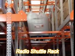 Estaca automática de transporte de rádio pesado para armazenagem em depósitos industriais