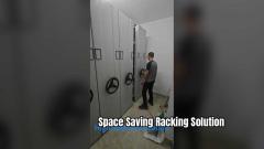 Hand-Cranked Mobile Racking System