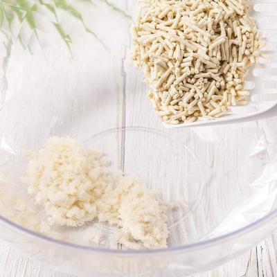 China Huisdierenproduct voor katten snel klonteren Tofu Kattenstroop biologisch afbreekbaar Bulk klonteren Flushable Te koop
