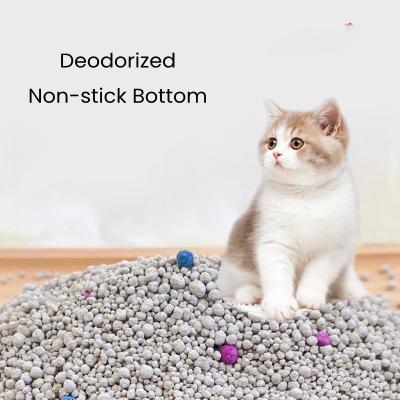 China Absorption Bentonite Cat Litter Fast Clumping Dust Multi Cat Households Cat Litter for sale
