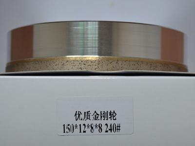 China China manufacturer D200*T8mm edge grinding wheel for automotive glass en venta