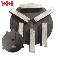 China 6 Segments Round Shape diamond grinding shoes for sale