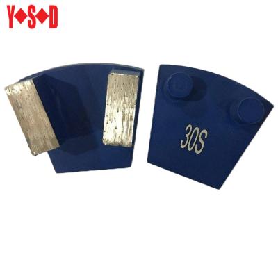 China El enchufe N va los útiles con dos barras del segmento del diamante para las amoladoras del piso de Werkmaster en venta