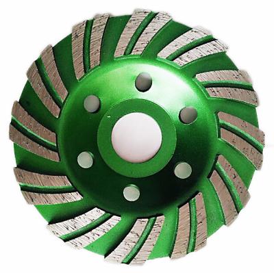 China YSD Metal Bond Turbo Segment Concrete Floor Diamond Grinding Cup Wheels en venta