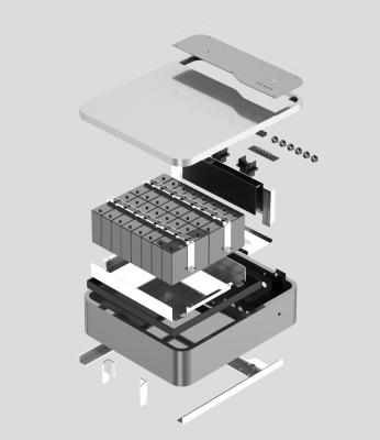 China 5KWH 10KWH 15KWH 20KWH Stackable Lithium Battery 48V 52ah LiFePO4 for Solar Storage for sale