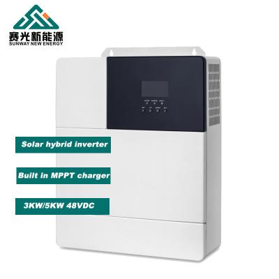 China 3kw 5kw 8kw 10kw Mppt Solar Inverter Pure Sine Wave Inverter for sale
