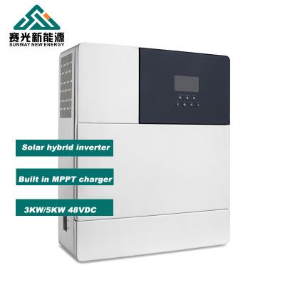 China 3kw 5kw 8kw 10kw Mppt Solar Inverter Pure Sine Wave Inverter for sale