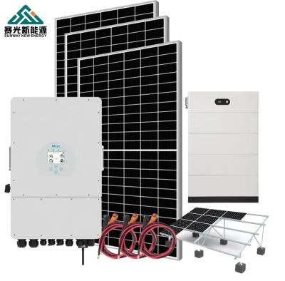 Китай 48 Вдц / 51.2 Вдц Выходное напряжение 100 кВт Система солнечной энергии для жилых установок продается