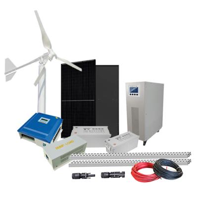 Cina Batteria al piombo-acido Custom Off Grid Wind Solar Power System 3kw 5kw 10kw Generatore in vendita