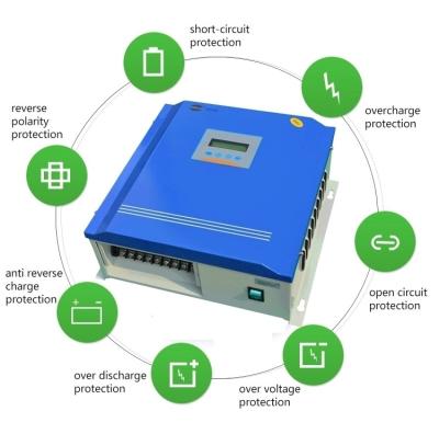 China 1000w 2000w Wind Power Charge Controller 3000w 24v 48v 96v MMPT Charge for sale