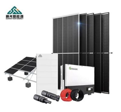 China All-in-one outdoor zonnepaneelsysteem met batterij Te koop
