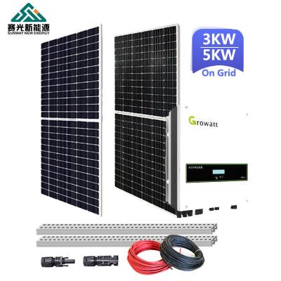China 15kw Outdoor Solar Energy On Grid System Featuring Monocrystalline Silicon Panels for sale
