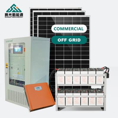 China Voltooiing van de 3-fase off-grid zonne-energie-systeem Te koop