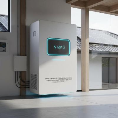 China Home Temperature Storage Solar Storage Battery 51.2v Hybrid Grid Connection Energy Solution for Residential and Commercial for sale