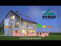 hf500gv disco four tunnel  violet & green  laser light projector