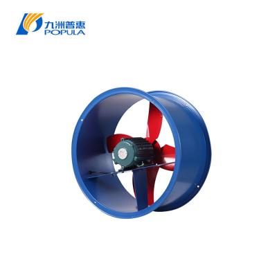 China Flanging Casing Duct Axial Fan Low Maintenance Light Weight Axial Ventilation Fan 1400 Rpm for sale