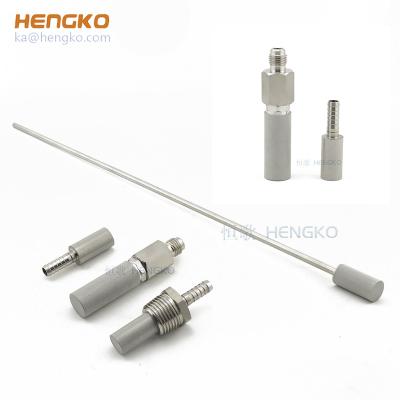 China Sintered 316 stainless steel porous metal home beer brewing air stone diffuser for sale