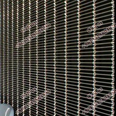 China stainless steel 	flexible wire mesh architectural mesh cladding for sale