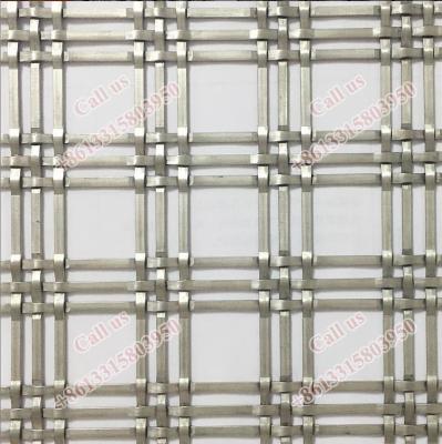 China stainless steel architectural woven wire mesh/architectural mesh cladding for sale