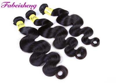 China 22 / 24 / 26 Inch Hair Extensions Virgin Peruvian Wavy Hair Double Drawn for sale