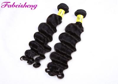 China Real Virgin Peruvian Hair Extensions / 10 - 30" Loose Wave Hair Weave for sale