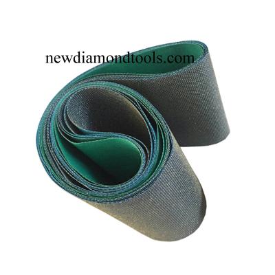 China CBN grinding polishing belts for Fe-based alloy,titanium alloy,stainless steel,high temperature alloy for sale