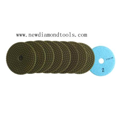 China 3 Step Diamond Polishing Pads for sale
