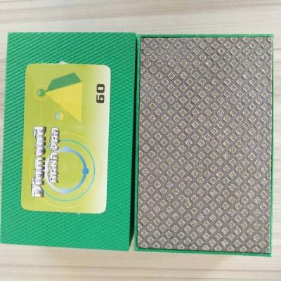 China Diamond hand polishing pads for stone for sale