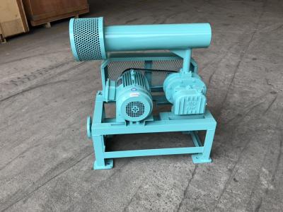 China Reliable Performance Blue Color Roots Lobe Blower / Roots Rotary Blower For Various Uses for sale