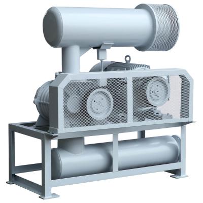 China Iron Custom Three Lobe Roots Blower 10-80kpa Discharge Differential Pressure for sale