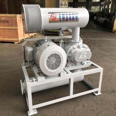 China 30m3/Min Cast Iron Three Lobe Roots Blower For Pneumatic Conveying for sale