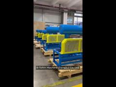 dn200 water cooled three lobe roots blower maximum pressure 100kpa