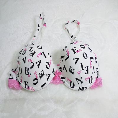 China Polyamide/Spandex Stylish Hot Beach Women Lovely Underwear New Sexy Multi Colors Swimwear Bra for sale