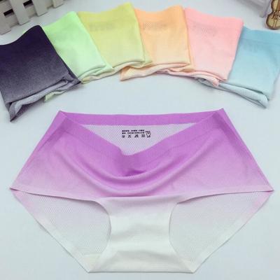 China Hot Selling Sexy Seamless Colorful Women Underwear/Underpants/ Ladies Underwear Lace Briefs for sale